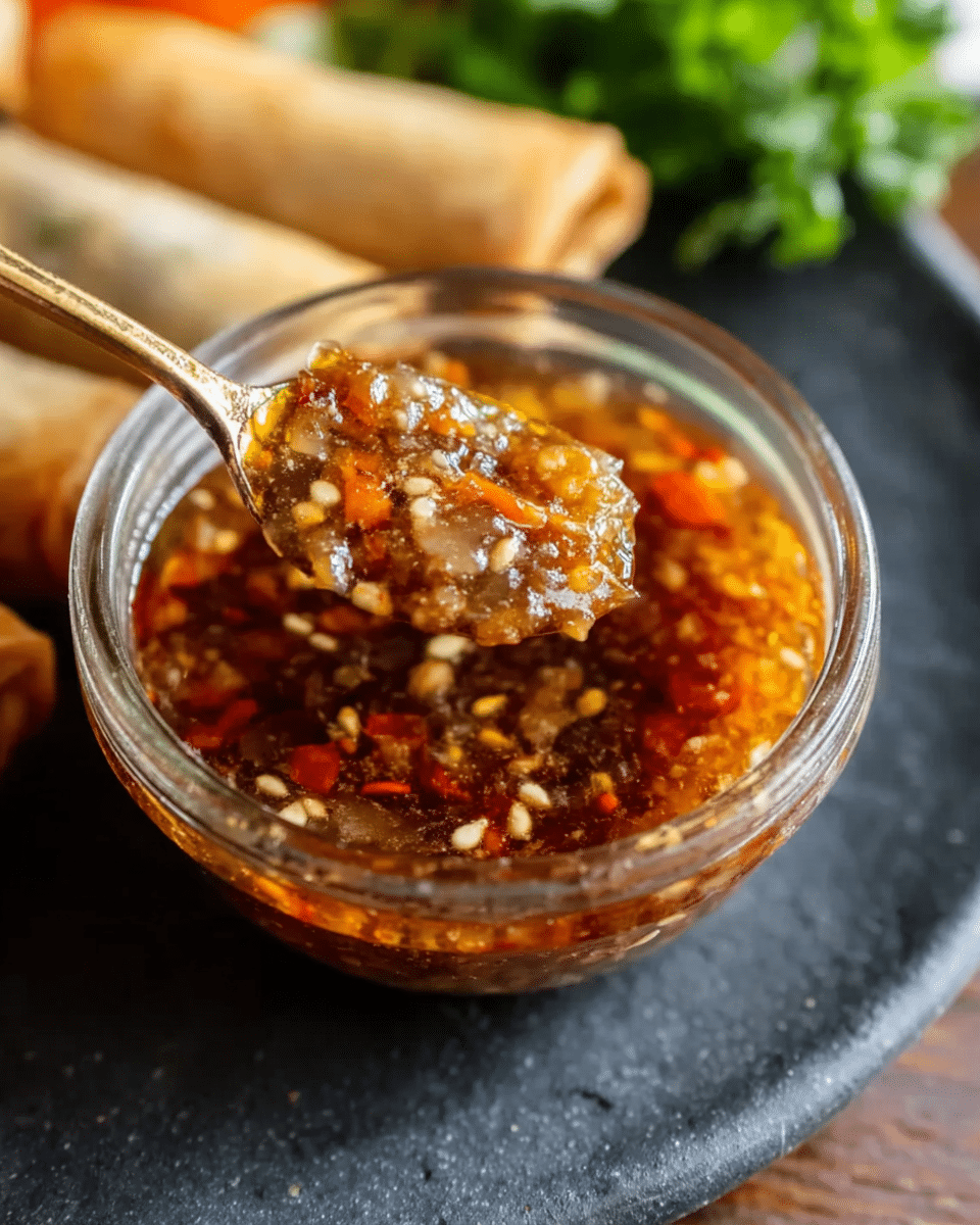 Thai Spring Roll Dipping Sauce Delicious Homemade Recipe