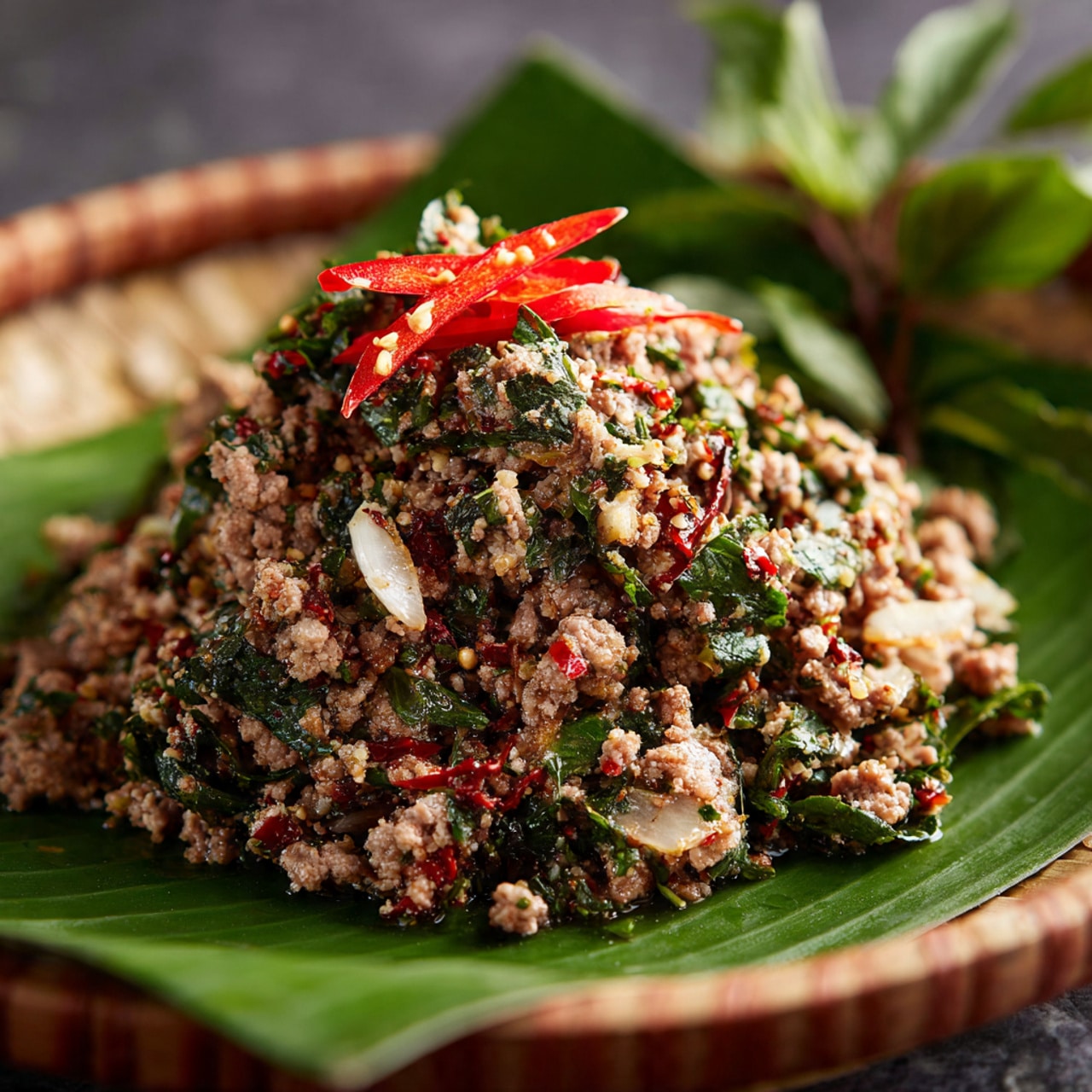 Authentic Thai Beef Larb Recipe Delicious Powerful Comfort Food You ...